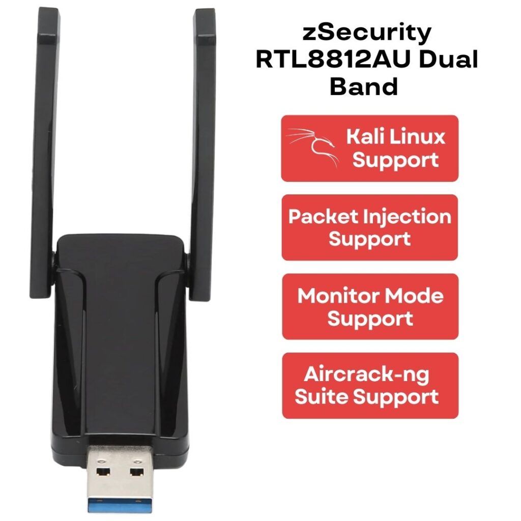 Realtek RTL8812AU Dual Band Wireless WiFi USB Adapter 2.4 & 5 Ghz ...