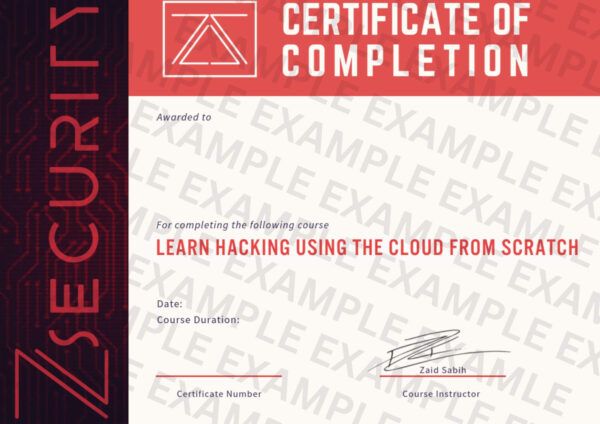 Learn Python & Ethical Hacking From Scratch Course - zSecurity