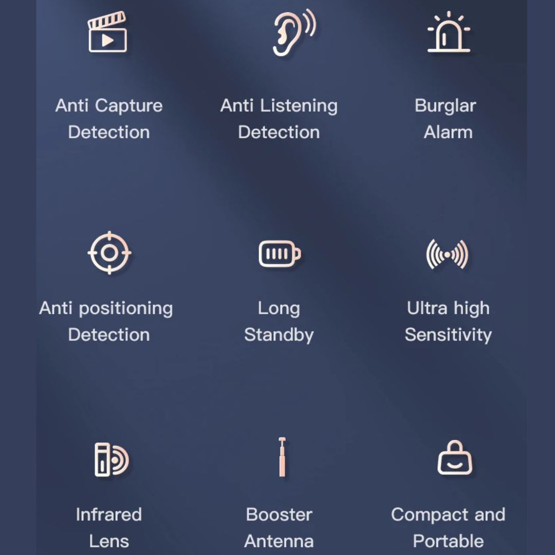 Spyware Detector for Hidden Cameras, Bugs, Wireless Signal, GPS Tracker ...
